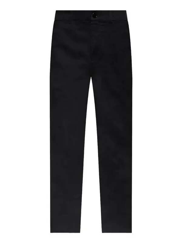 ALLSAINTS Embroidered-logo Cotton Trousers - Black