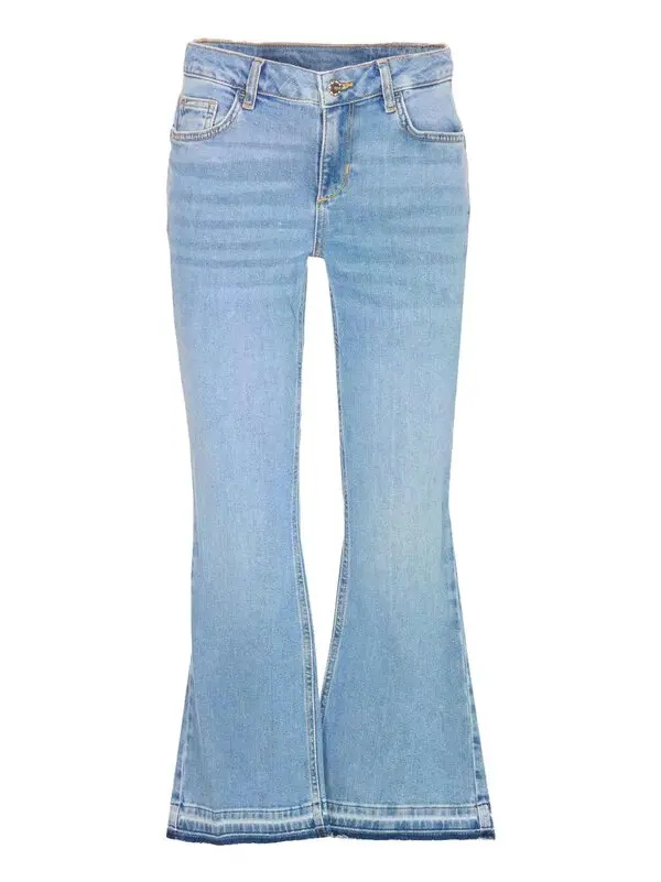Liu Jo Logo-plaque Bootcut Jeans - Blue