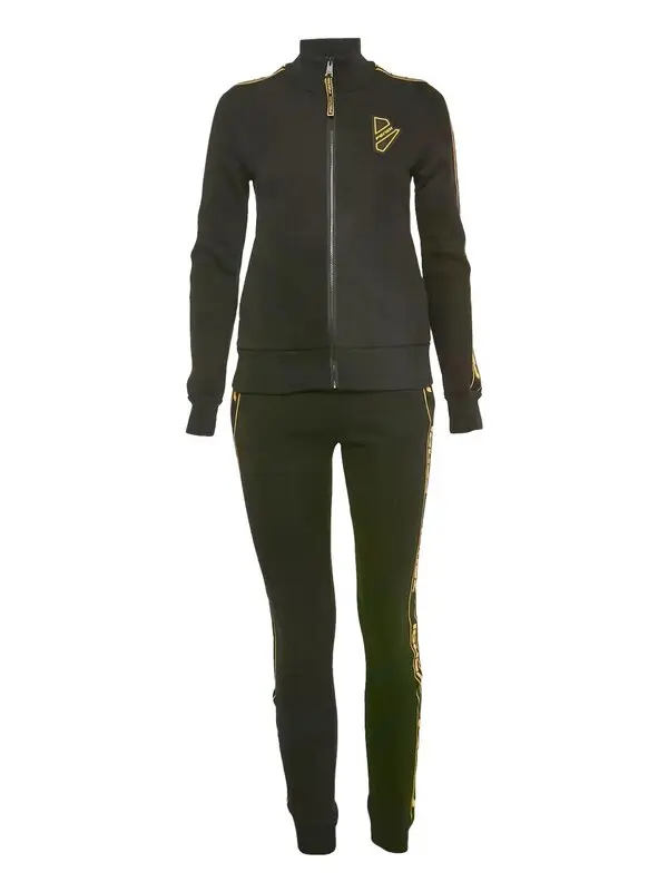 Fendi Logo-applique Tracksuit - Black