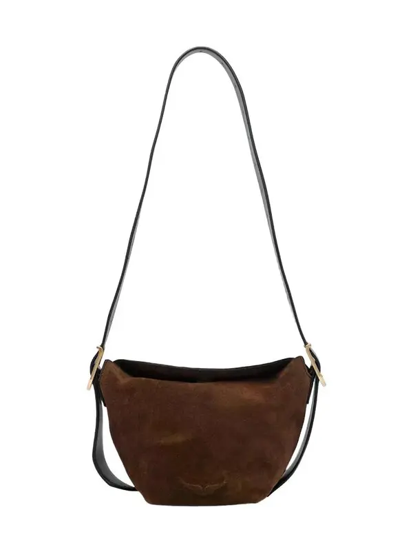 Zadig&Voltaire Baby Jane Suede Crossbody Bag - Brown