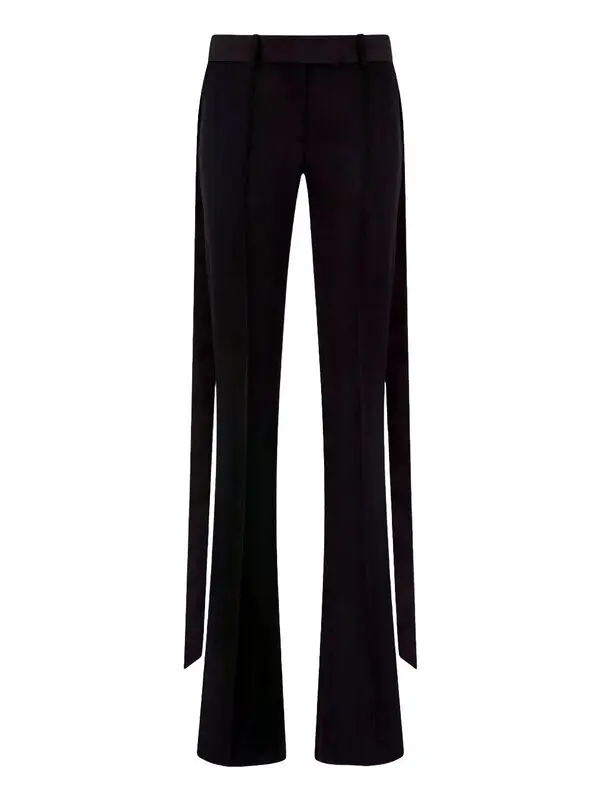 Attico Belt Loops Trousers - Black
