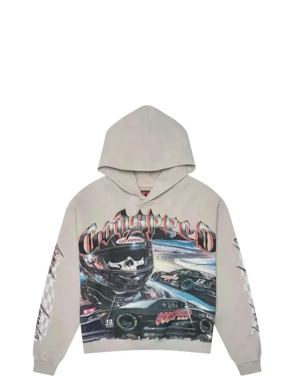 GODSPEED Le Denier Relaxed Fit Hoodie - Grey