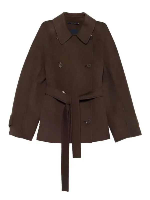 Max Mara Louise Pea Coat - Brown