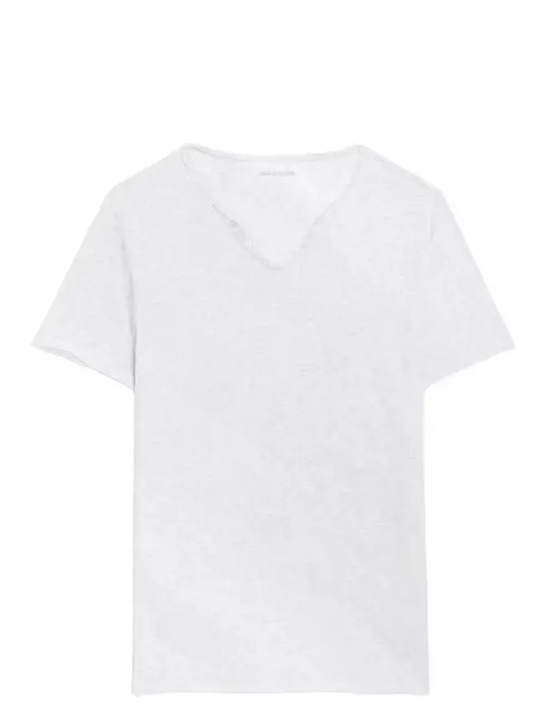 Zadig&Voltaire Monastir Henley T-shirt - Grey
