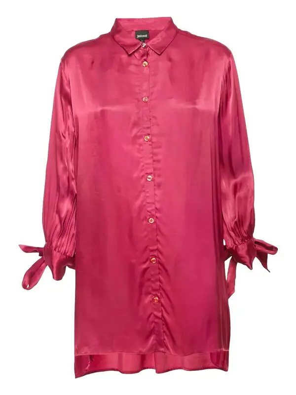Just Cavalli Vintage Tie-detail Blouse - Pink
