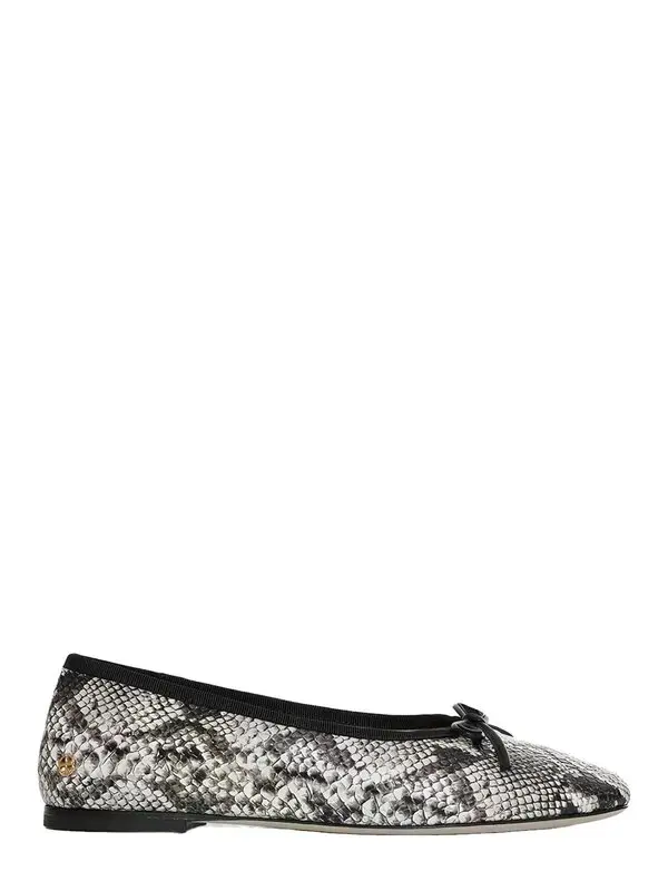 ANINE BING Jamie Bow Flats - White