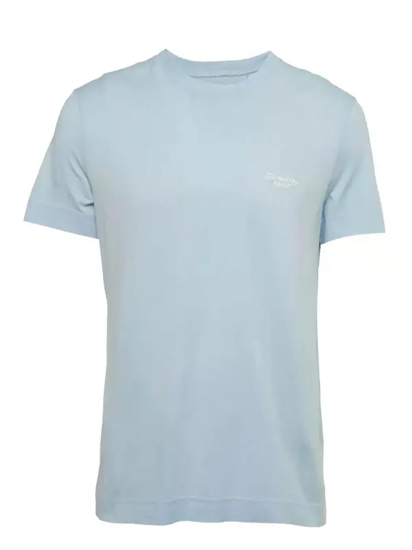 Givenchy Embroidered Jersey T-shirt - Blue