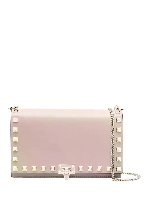 Valentino Garavani Rockstud Mini Shoulder Bag - Brown