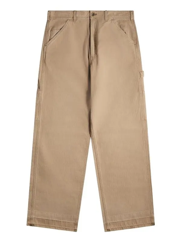 MAISON MARGIELA Raw Hem Carpenter Pants - Beige