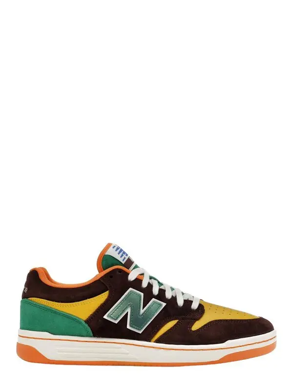 NEW BALANCE Numeric 480 Rukus Mallard Duckin Sneakers - Brown/yellow