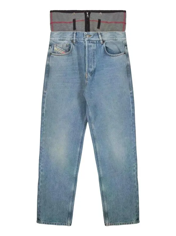 DIESEL® Side Pockets Straight Jeans - Blue
