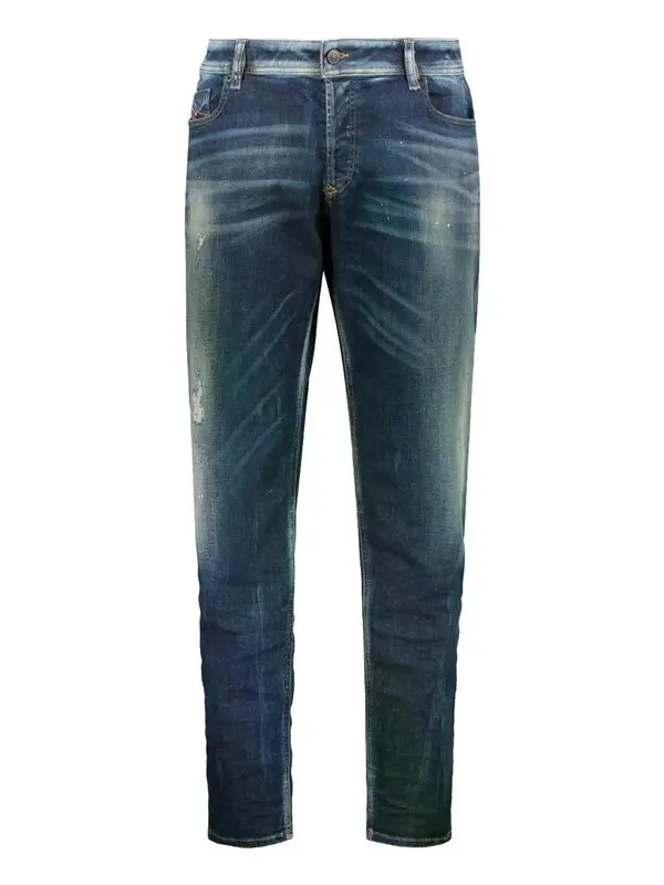 DIESEL® Washed-effect Skinny Jeans - Blue