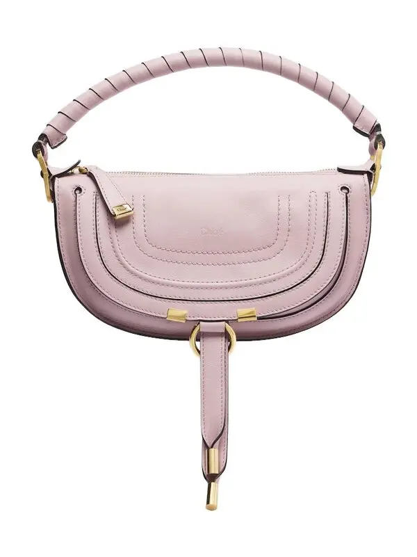Chloé Marcie Small Shoulder Bag - Pink
