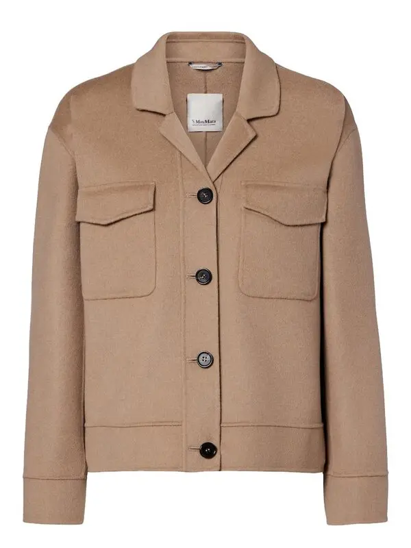 Max Mara Simona Virgin Wool Jacket - Beige