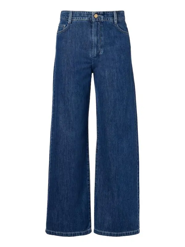 Max Mara Zeus Wide-leg Jeans - Blue