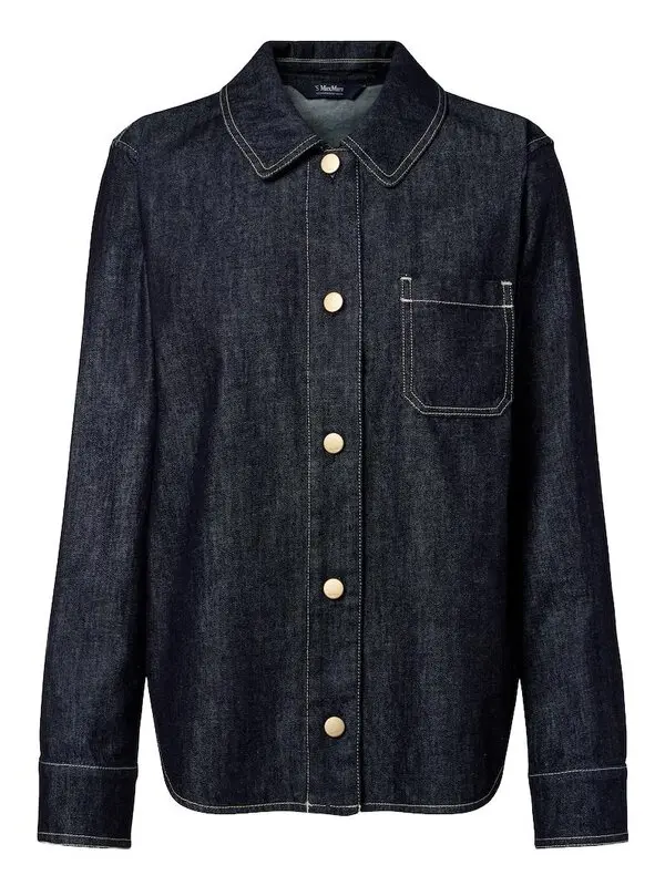 Max Mara Enfasi Denim Shirt - Blue