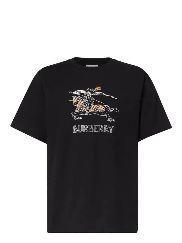 Burberry Cotton Jersey T-shirt - Black