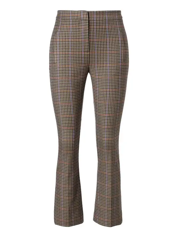Veronica Beard Arte Checked Slim Pants - Multicoloured
