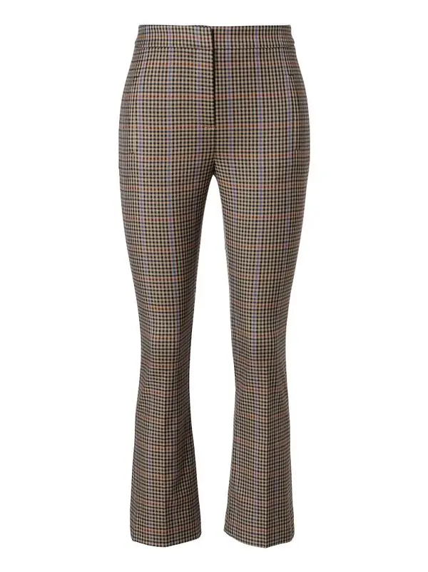 Veronica Beard Arte Checked Slim Pants - Multicoloured