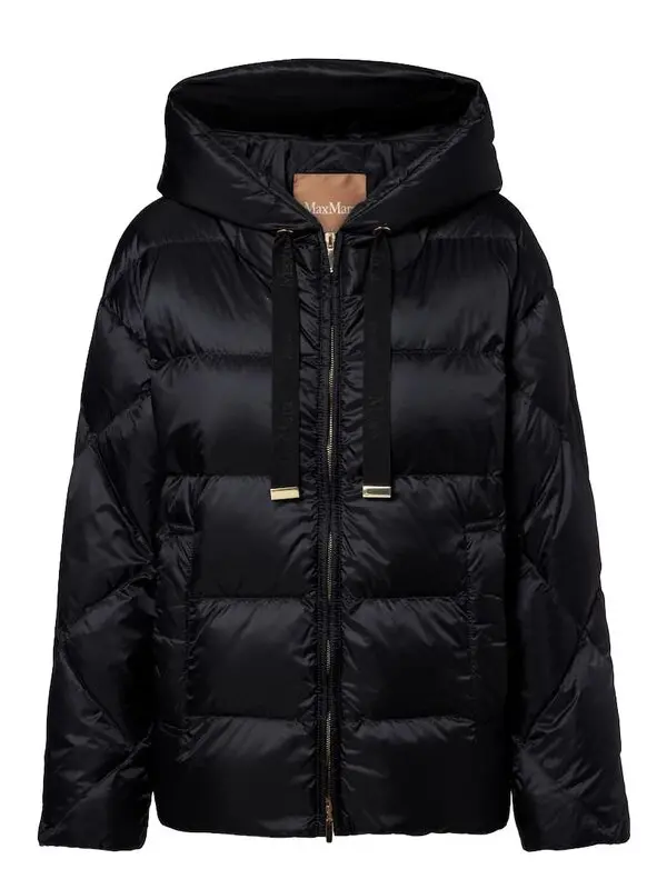 Max Mara Cube Line Quilted Down Jacket - Black