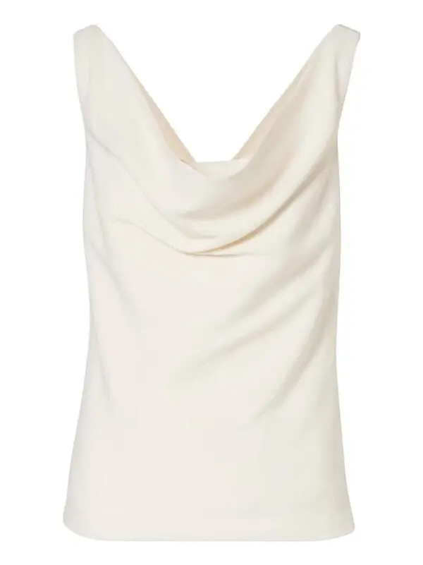 Brunello Cucinelli Draped Top - White