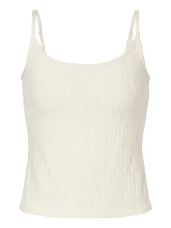 Veronica Beard Knitted Tank Top - White