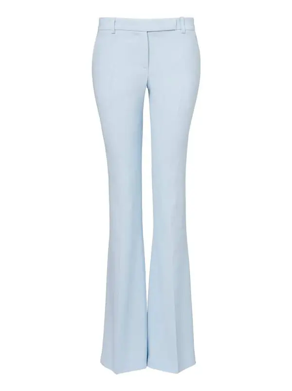 Alexander McQueen Low-rise Flared Pants - Blue