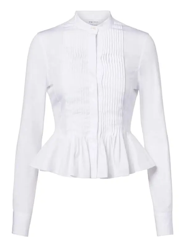 Alexander McQueen Cotton Poplin Shirt - White
