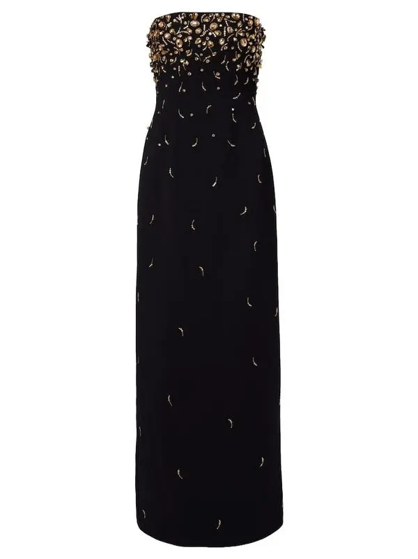 Simkhai Reign Embellished Gown - Black