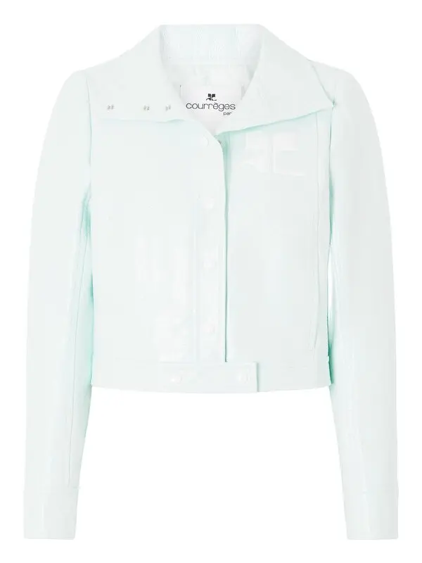 COURREGES Reedition Cropped Jacket - Green