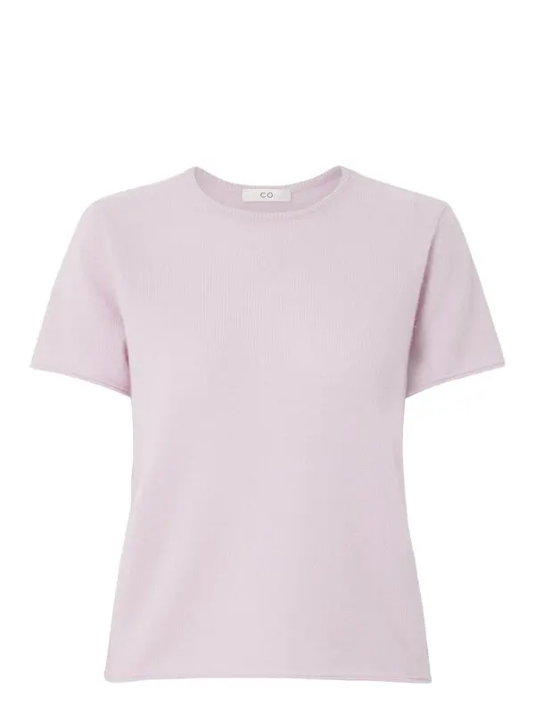 Co Cashmere And Silk-blend T-shirt - Pink