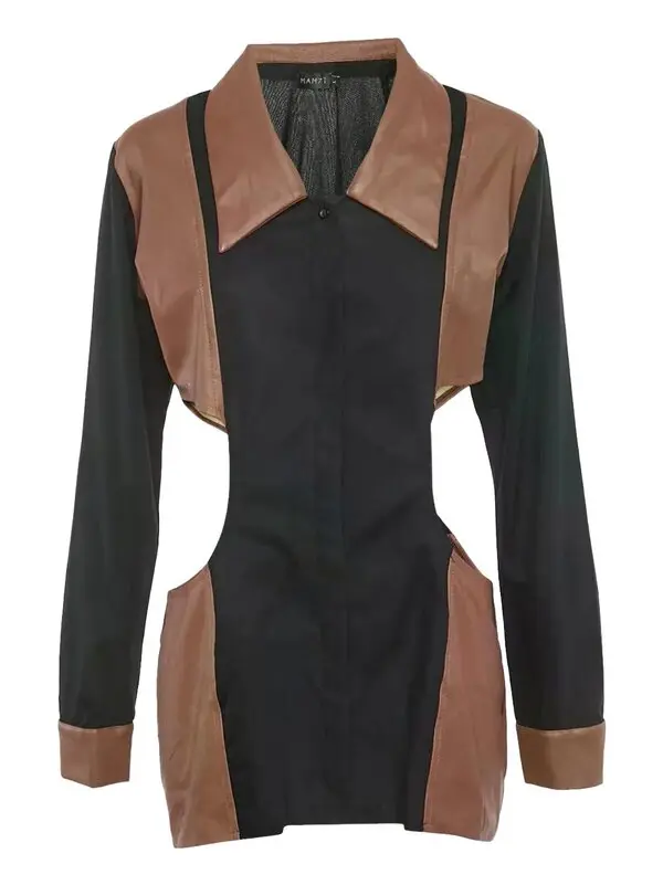 MAMZI Cut-outs Shirt - Black