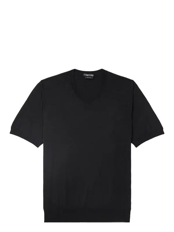 TOM FORD Cotton T-shirt - Black