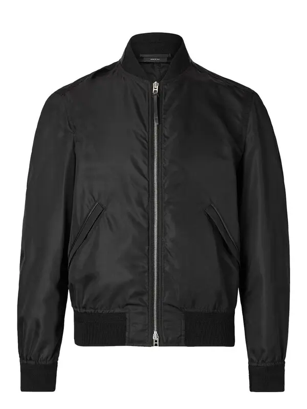 TOM FORD Bomber Jacket - Black