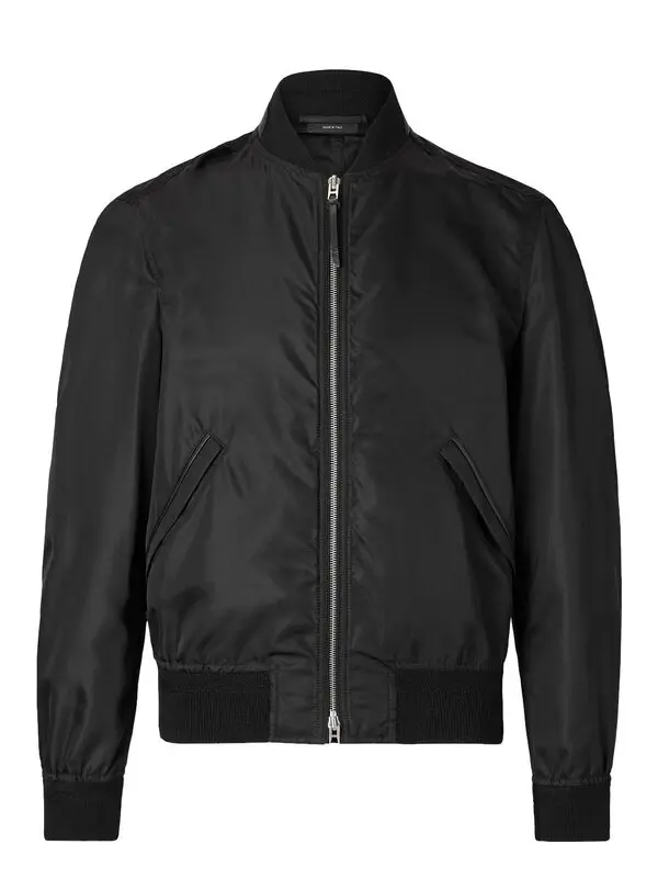 TOM FORD Bomber Jacket - Black