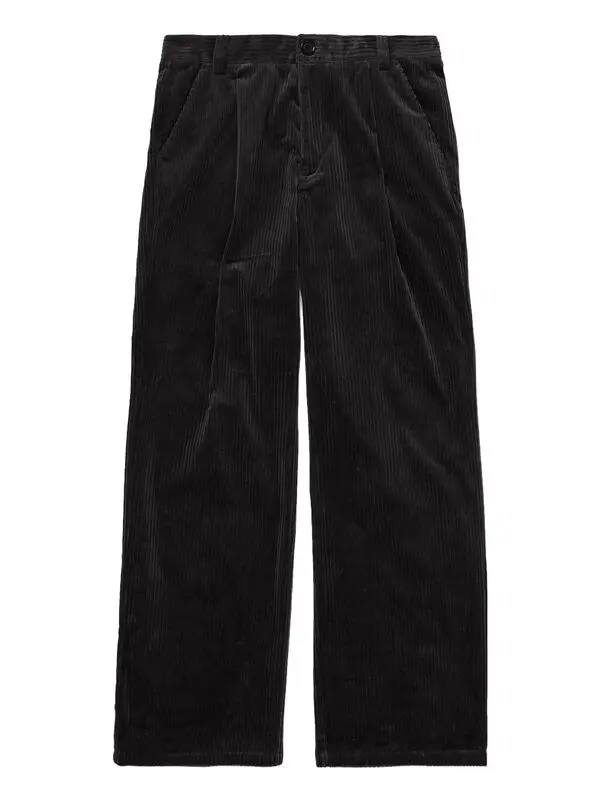 Oliver Spencer Orsman Wide-leg Corduroy Trousers - Gray