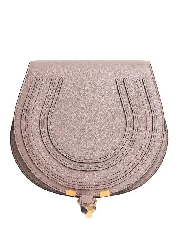 Chloé Marcie Saddle Bag - Purple