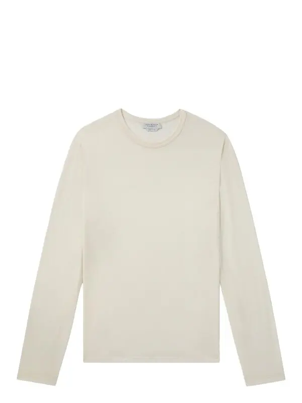Gabriela Hearst Owen Cashmere T-shirt - Neutrals