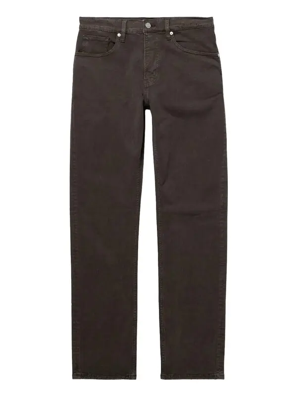 FRAME Slim-fit Straight-leg Jeans - Brown