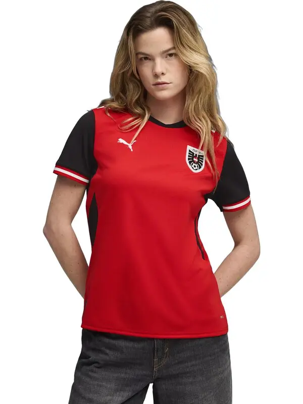 PUMA Austria Home Soccer Jersey - Red