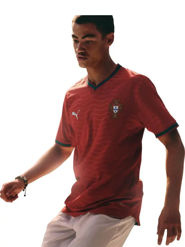 PUMA Portugal Home Soccer Jersey - Red