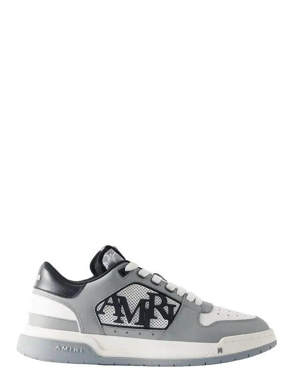 Amiri Classic Low Two-tone Leather Sneakers - Gray