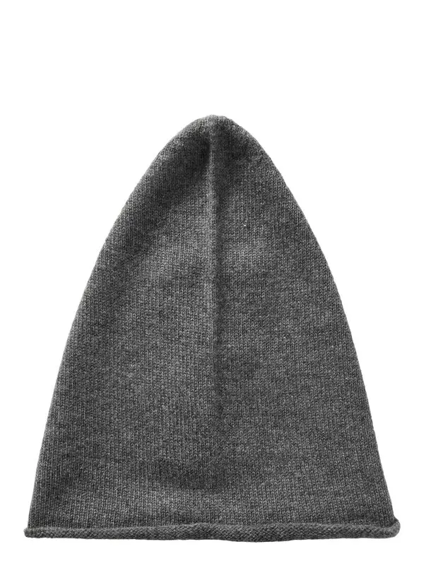 THE ELDER STATESMAN Stacked Cashmere Beanie - Gray