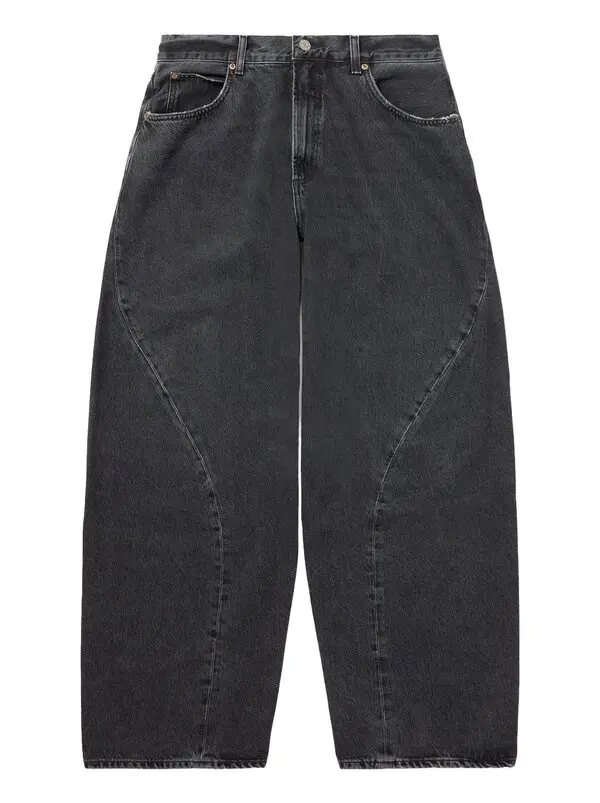 AGOLDE Tapered Jeans - Black