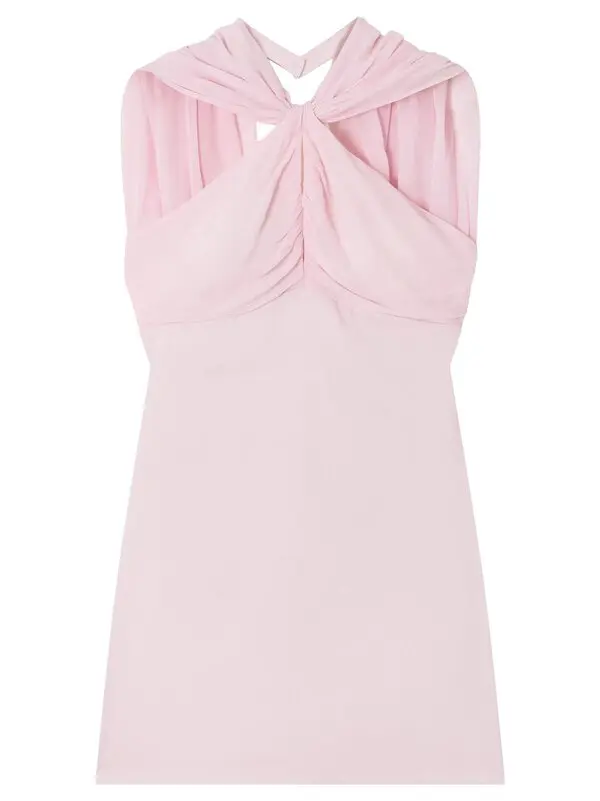 Posse Solene Ruched Mini Dress - Pink
