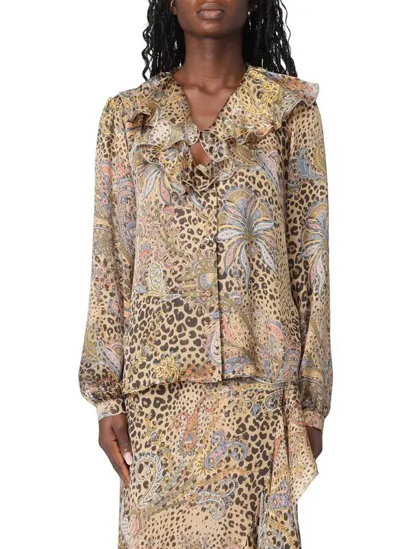 Etro Printed Blouse - Beige