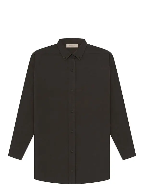 Fear Of God Long-sleeve Oxford Shirt - Black