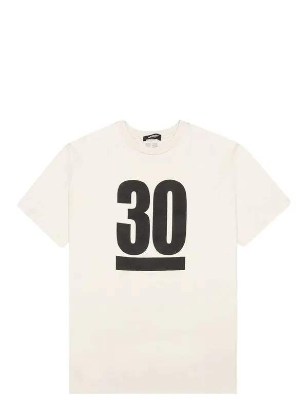 UNDERCOVERISM 30th Anniversary Short-sleeve T-shirt - Cream