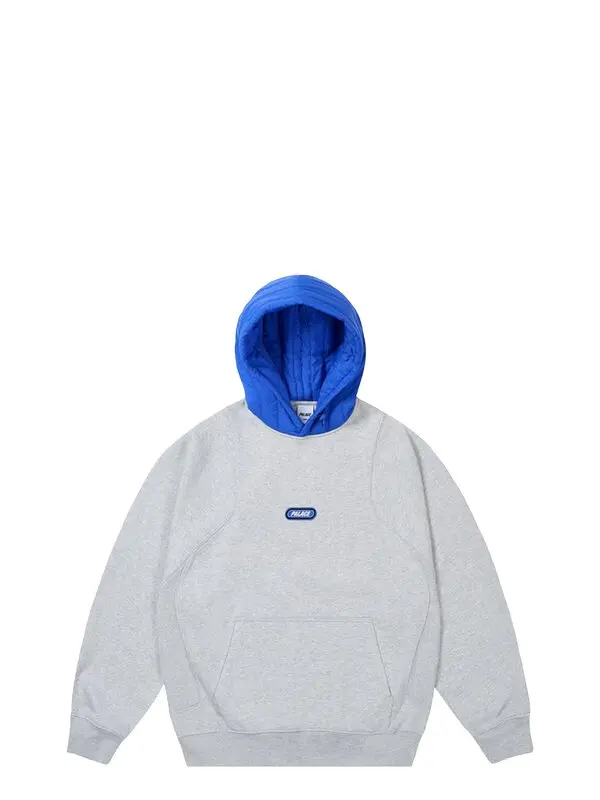 PALACE Puffa Hood - Grey