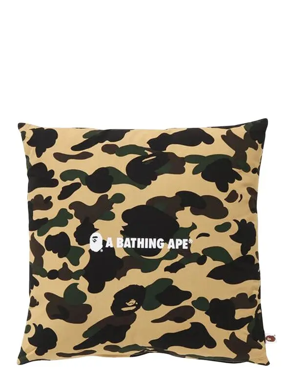 BAPE 1st Camo Square Cushion - Yellow